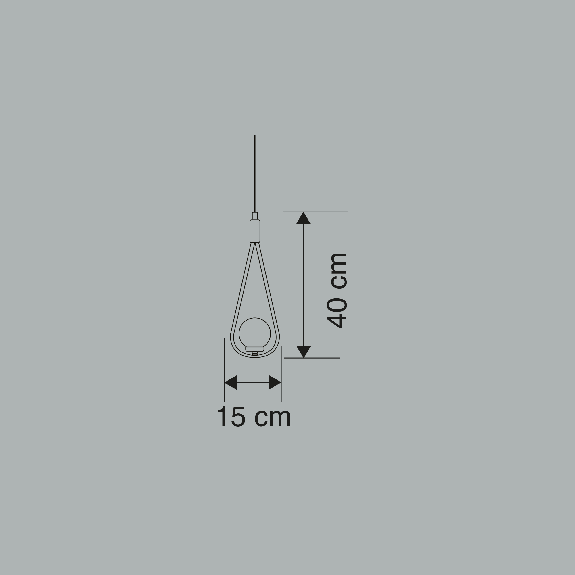 LEDA 7 Pearl ball Pendant light